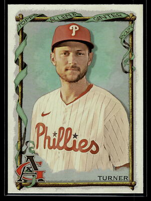 Trea Turner 2023 Topps Allen & Ginter Hot Box Silver Foil Portrait Card ...