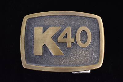 K40 Electronics Company Vintage Belt Buckle | eBay
