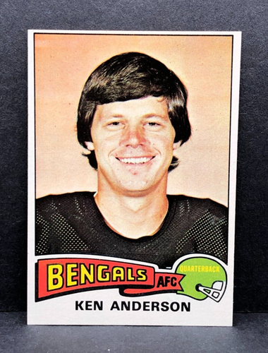 1975 Topps KEN ANDERSON Card No. 160 Crease-Free NM-MT Cincinnati ...