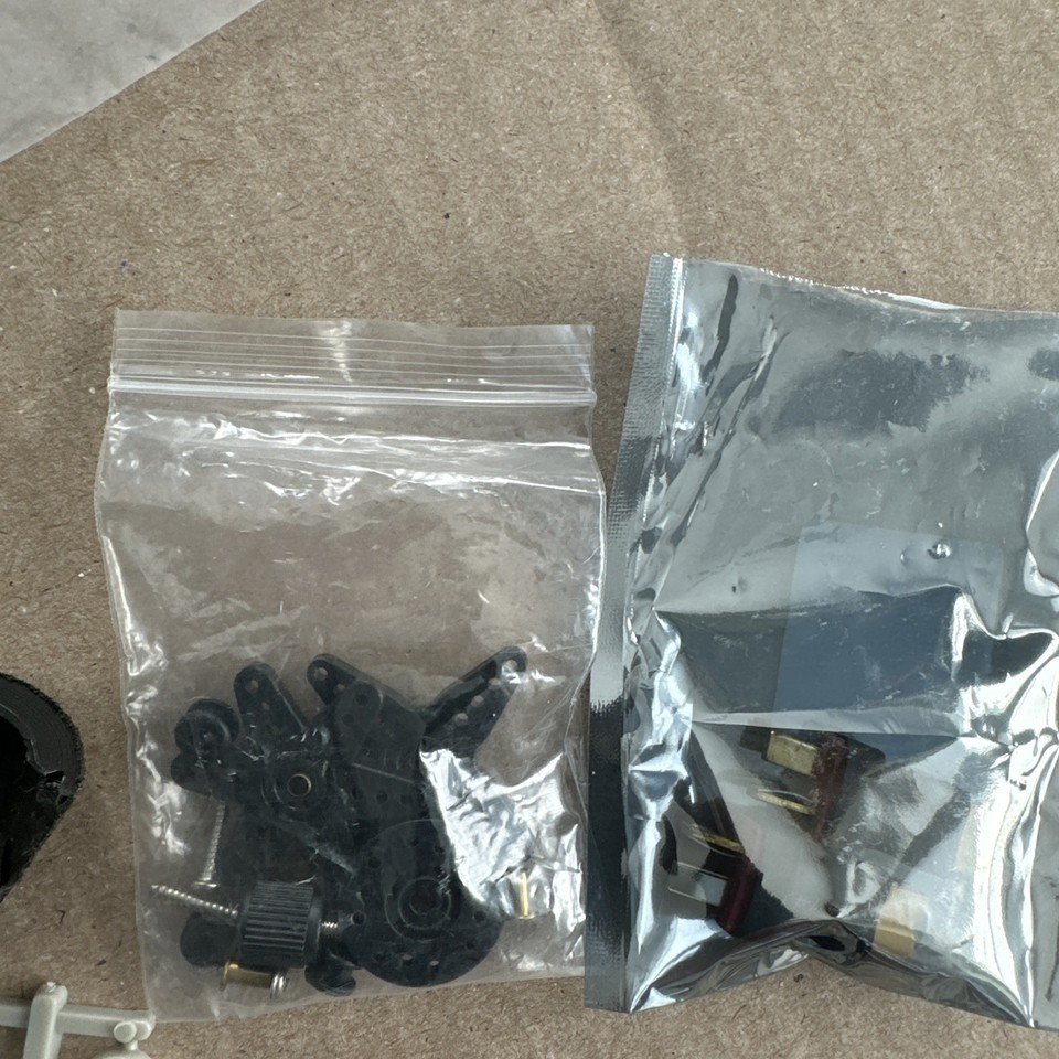 Lot of RC Plane Parts Servo motors , Connectors ,brushless Motor ...