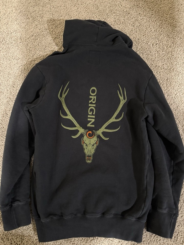 Origin USA The 100 Kilo Hoodie Medium Made in USA Graphic Skull Logo ...