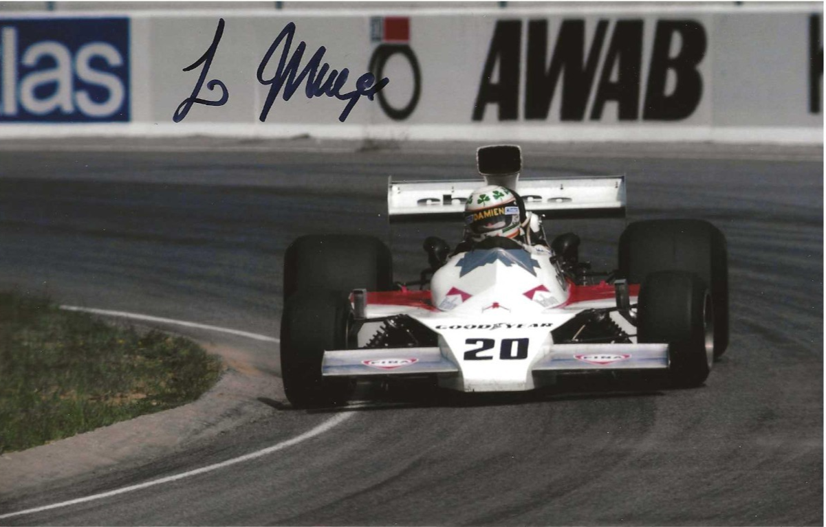 Damien Magee SIGNED F1 Williams FW03 Swedish Grand Prix Anderstorp 1975 ...