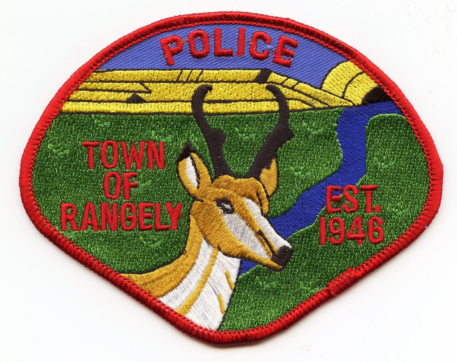 RANGELY COLORADO CO POLICE PATCH | eBay