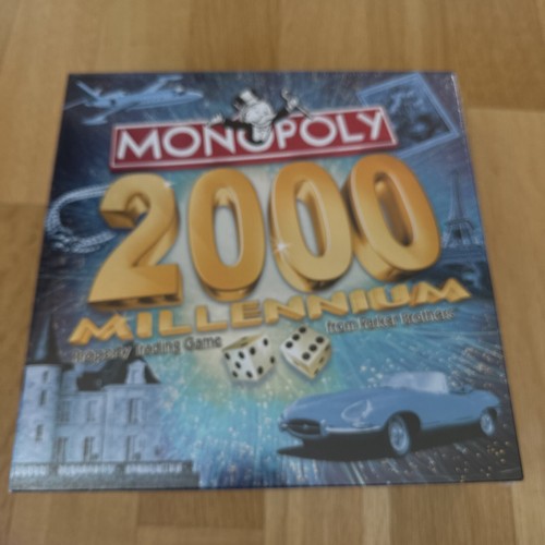 Monopoly 2000 Millennium Edition Board Game Property Trading BLUE Box ...