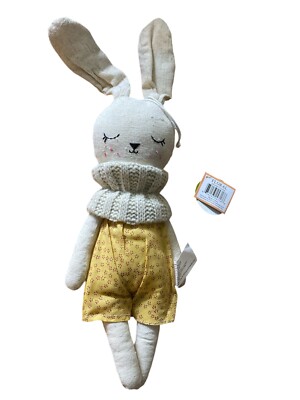 Debi Lilly Floral Bunny Rabbit Yellow New | eBay