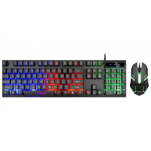 Wired Keyboard and Mouse Combo Set Luminous RGB Game PC Cadeve 9122 | eBay