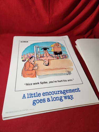 Herman Cartoon Safety Poster Jim Unger #426 | eBay