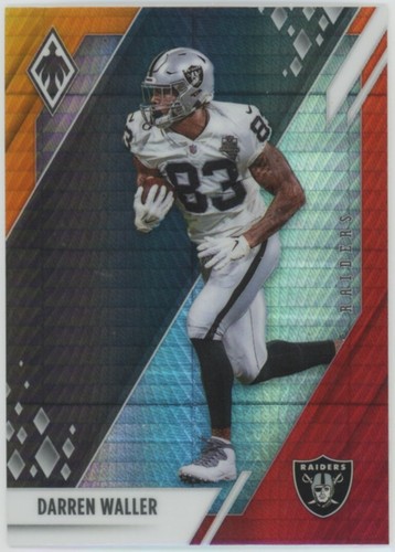 2021 Panini Phoenix Darren Waller Fire Burst Parallel Las Vegas Raiders ...