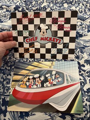 chef mickey, mickey and pals autograph card During Social Distance ...
