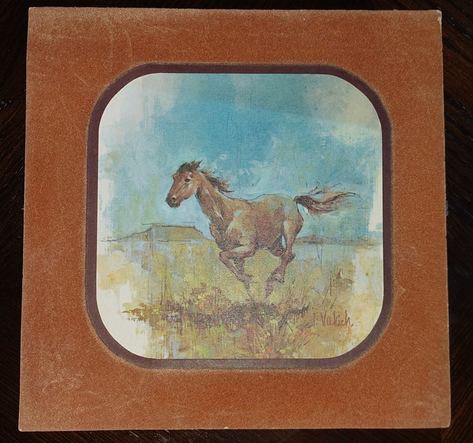 VTG American Greetings Card Wildlife Series Horse Journal Art by Ivan J ...