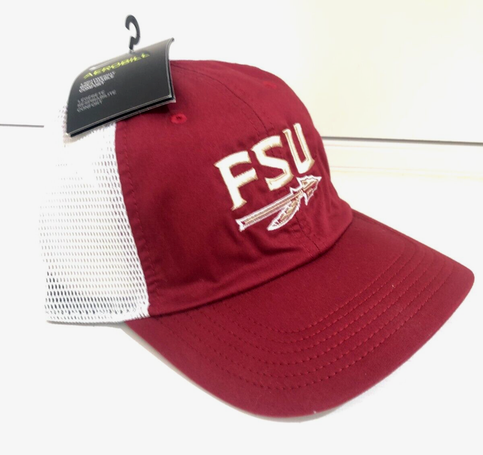 NEW NIKE FLORIDA STATE SEMINOLES HAT Aerobill w/ Adjustable Back Garnet ...