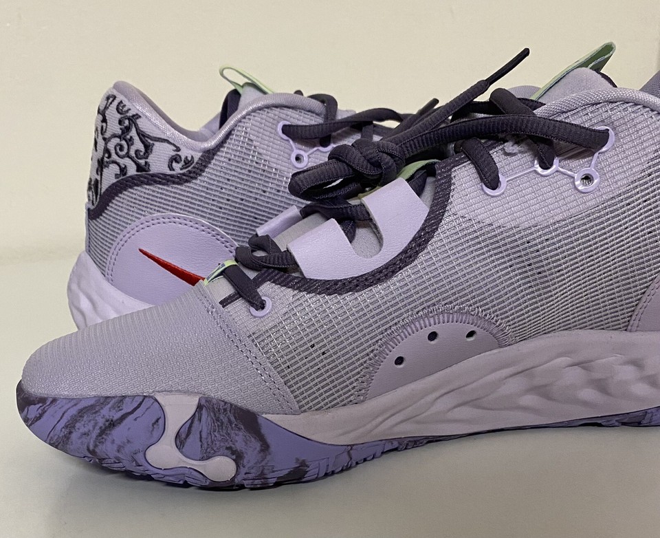 Nike PG 6 Paulette Men Sz 10.5 Violet Frost Light Crimson Paul George ...