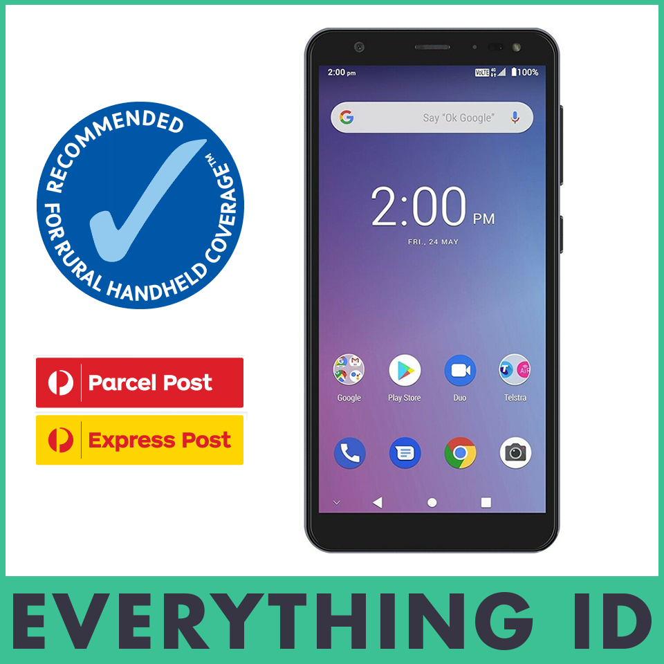 TELSTRA ESSENTIAL PRO 4G 4GX BLUE TICK A5 LARGE SCREEN 16GB PREPAID ...