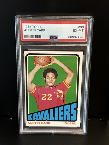 1972 Topps #90 Austin Carr RC Cavaliers PSA 6 | eBay