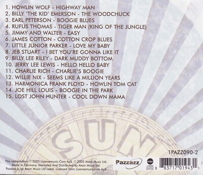 HOWLIN WOLF / RUFUS THOMAS / CHARLIE RICH Sun Blues CD SirH70 883717019431 | eBay Australia