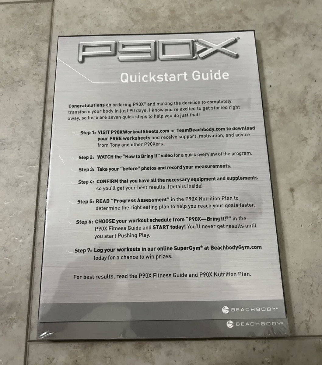 P90x Schedule Phase 1