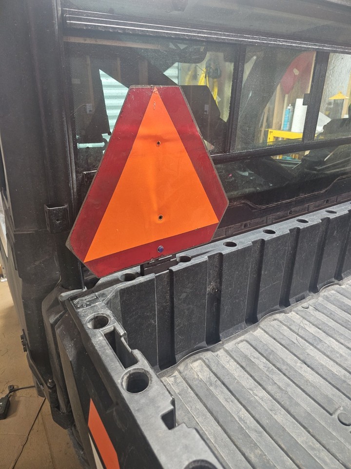 Polaris Ranger Slow Moving Sign SMV Mount Holder | eBay