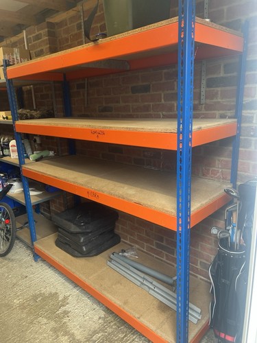 Warehouse Garage Storage Workshop Shed Pallet Racking Shelving Bays ...