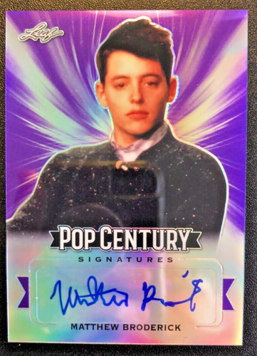 MATTHEW BRODERICK 2019 POP CENTURY AUTO CARD 9/10 | eBay