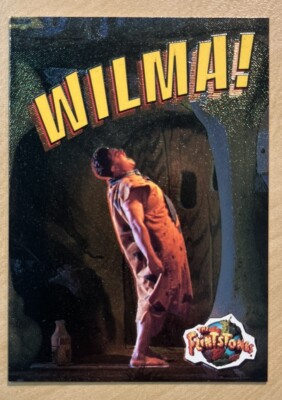Flintstones 1993 Topps Flint Foil Chase Card #4, Wilma! | eBay
