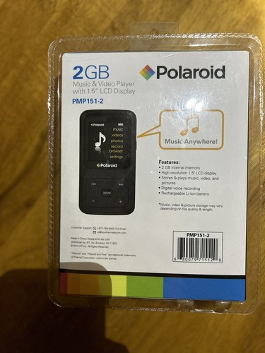 New!!! Polaroid Music and Video Player PMP 151-2 | eBay