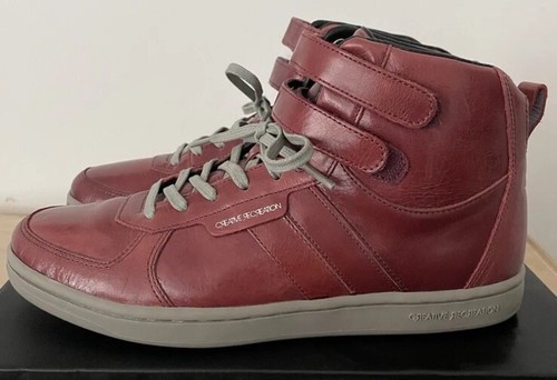 Creative Recreation Dicoco Red Leather Hi Tops - Wrinkled Cordovan ...
