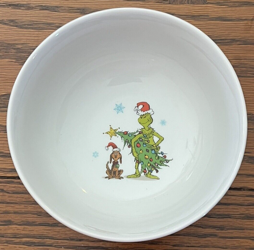DR. SEUSS HOW THE GRINCH STOLE CHRISTMAS CERAMIC SOUP / CEREAL BOWL - 6 ...