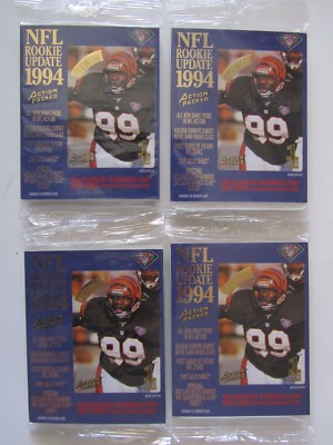 Lot Of 4 1994 ACTION PACKED ROOKIE UPDATE FOOTBALL Cards 24KT Gold ...