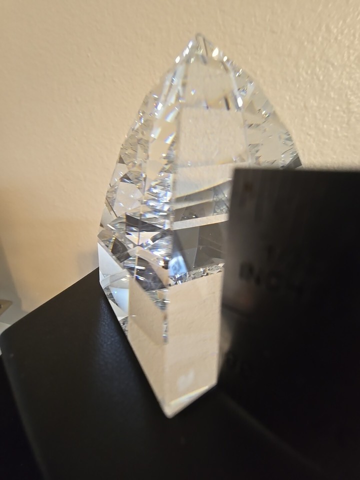 Swarovski Crystal Pyramid Paperweight 2.5" | eBay
