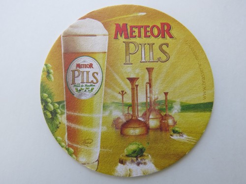 Beer Brewery Coaster: Brasserie METEOR Pils ~ Biere D' Alsace, FRANCE ...