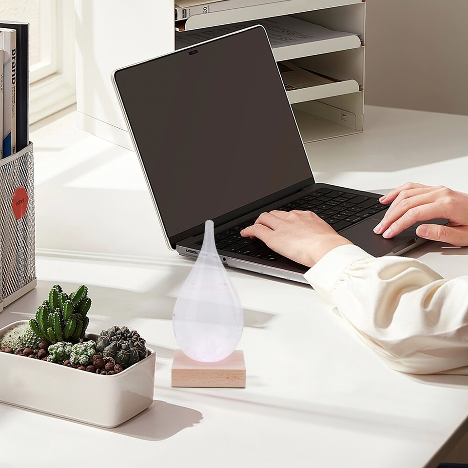Waterdrop Shape Storm Glass Weather Forecaster Weather Station Weather ...
