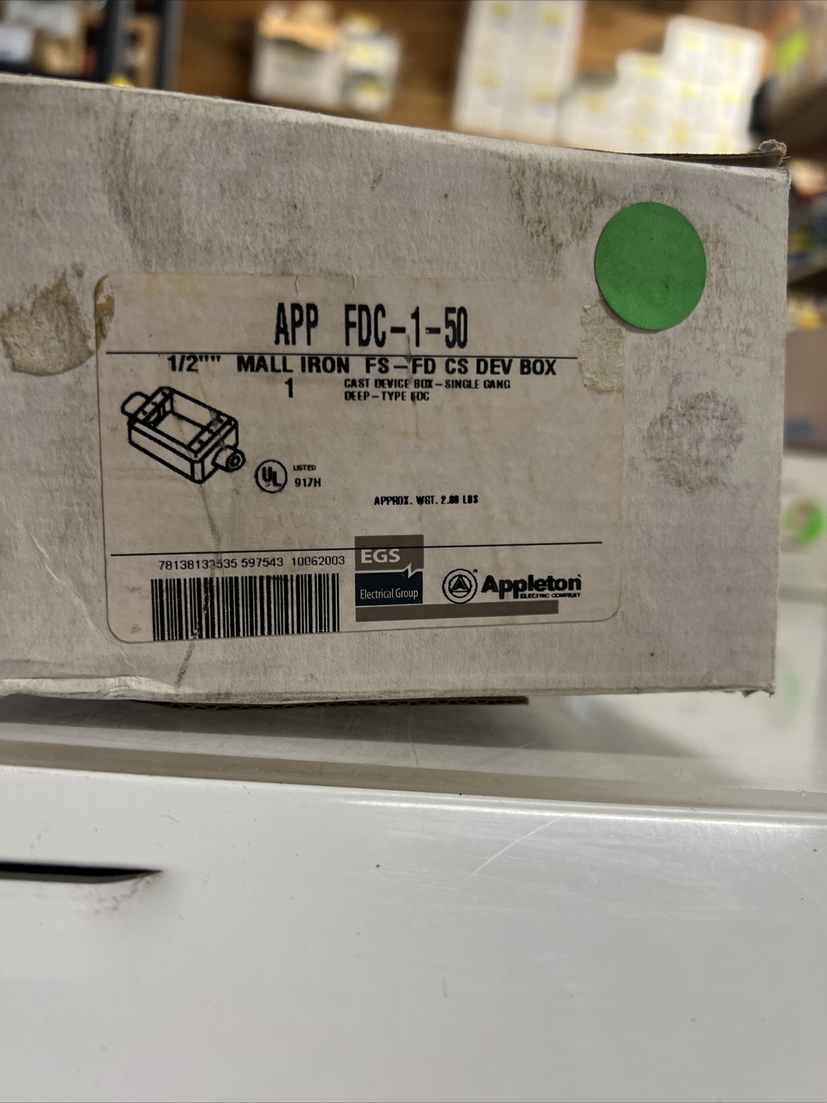 Appleton Malleable Iron Unilet FDC-1-50 | eBay