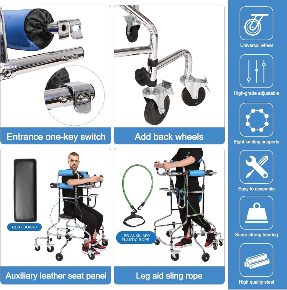 Adult Standing Walker for Seniors, Hemiplegia Rehabilitation hemi ...