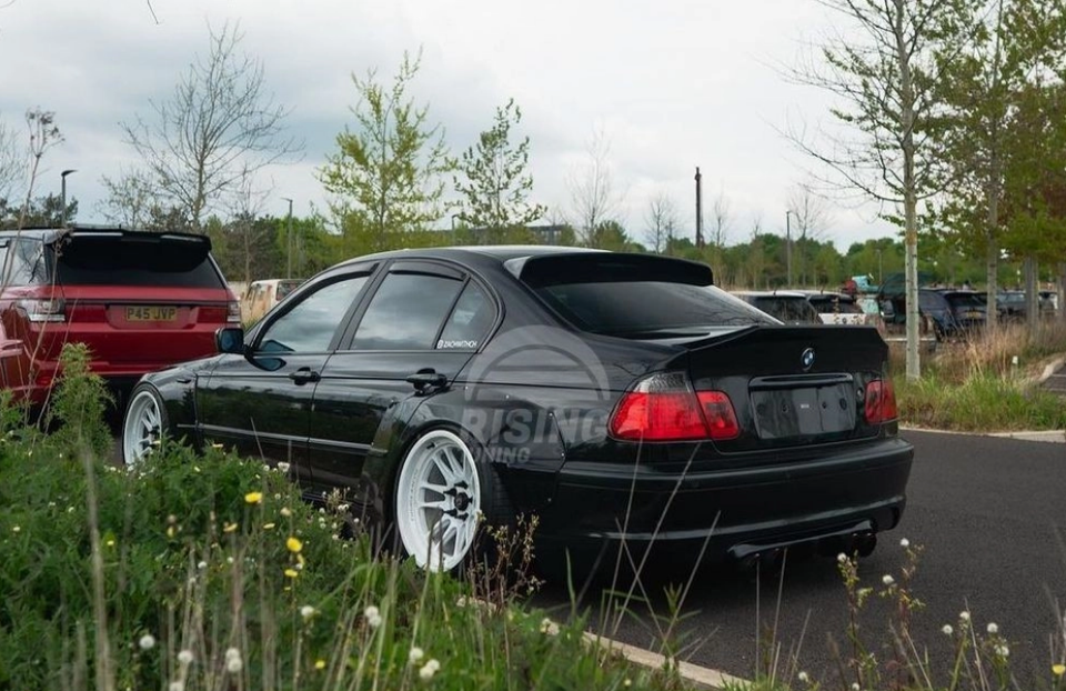 E46 ducktail trunk Spoiler M3 bmw e46 sedan Spoiler lip JDM style | eBay