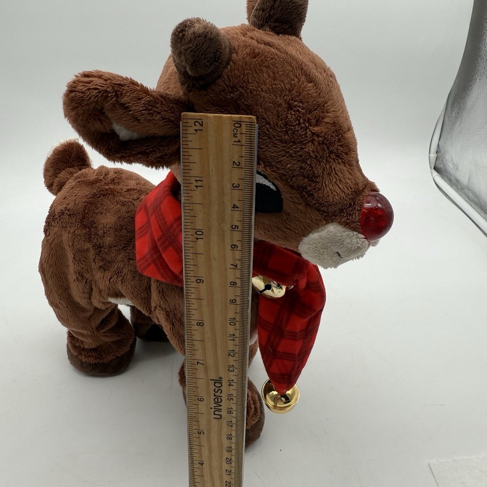 Rudolph The Red Nosed Reindeer Singing Dancing Plush Dan Dee Collectors ...