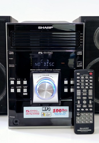Sharp XL-DK255 Component Stereo System CD Radio Ipod Dock With Remote ...