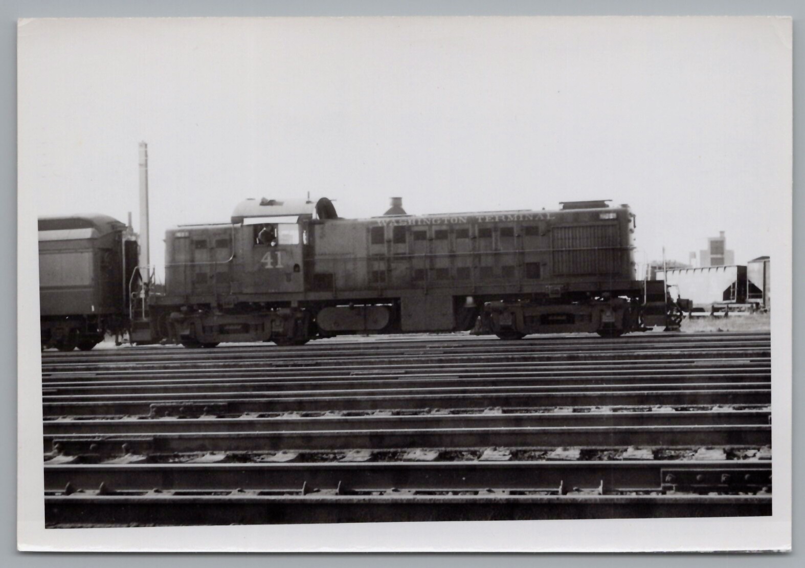 Railroad Photo - Washington Terminal #41 RS-1 Locomotive Washington DC ...
