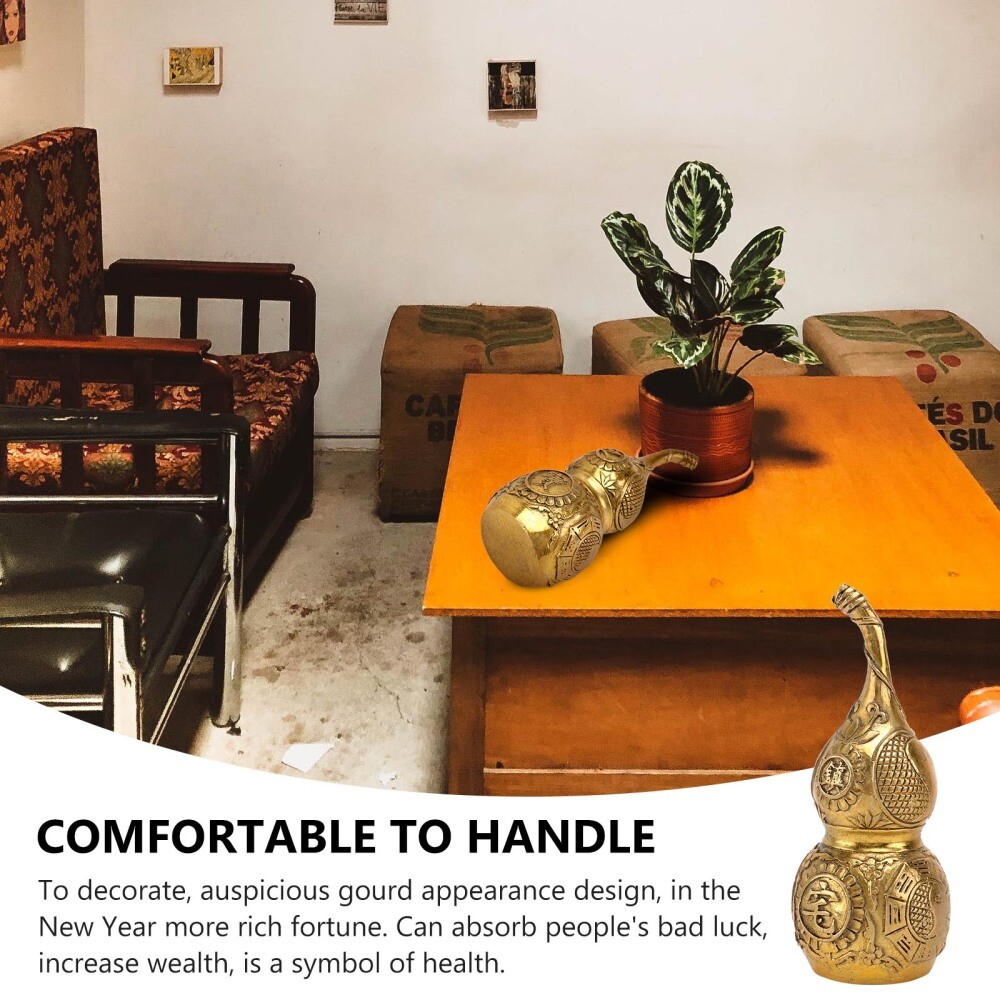 Copper Gourd Home Decoration Desktop Ornaments Copper Gourd Ornaments ...