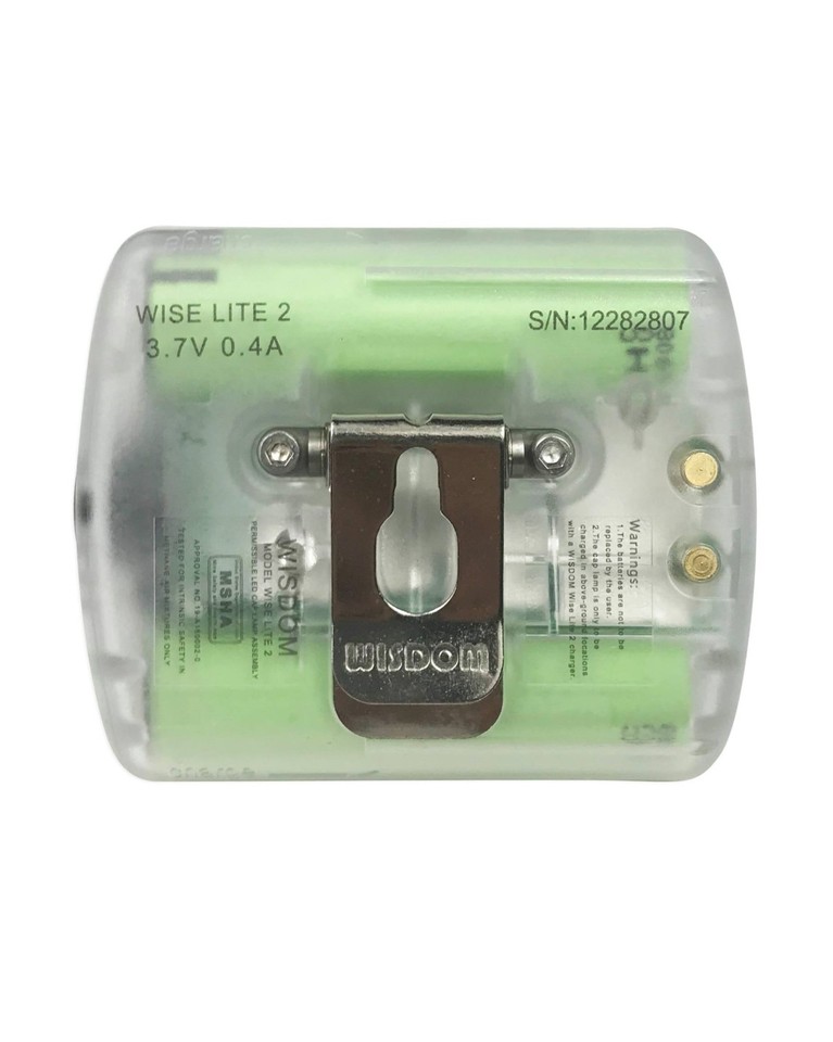 Wisdom Wiselite2 MSHA CERTIFIED LED Cordless Cap Lamp Hard Hat Miners ...