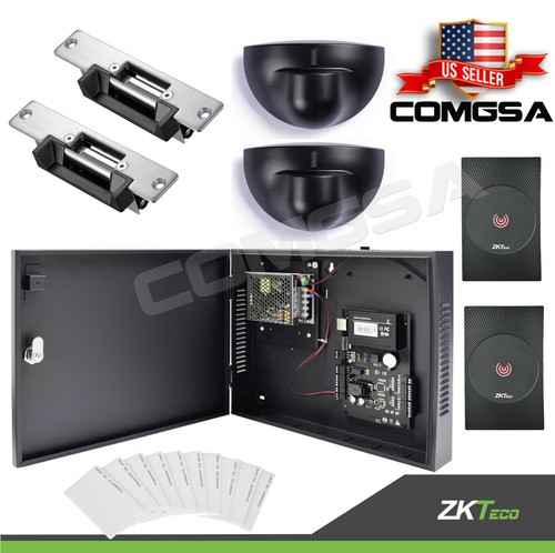 Access control 2 Door Zkteco, C3 200 Door entry System kit ZK, Exit ...