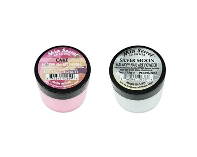 MIA SECRET Nail Art Powder Cake and Silver Moon-1 oz Bundle | eBay