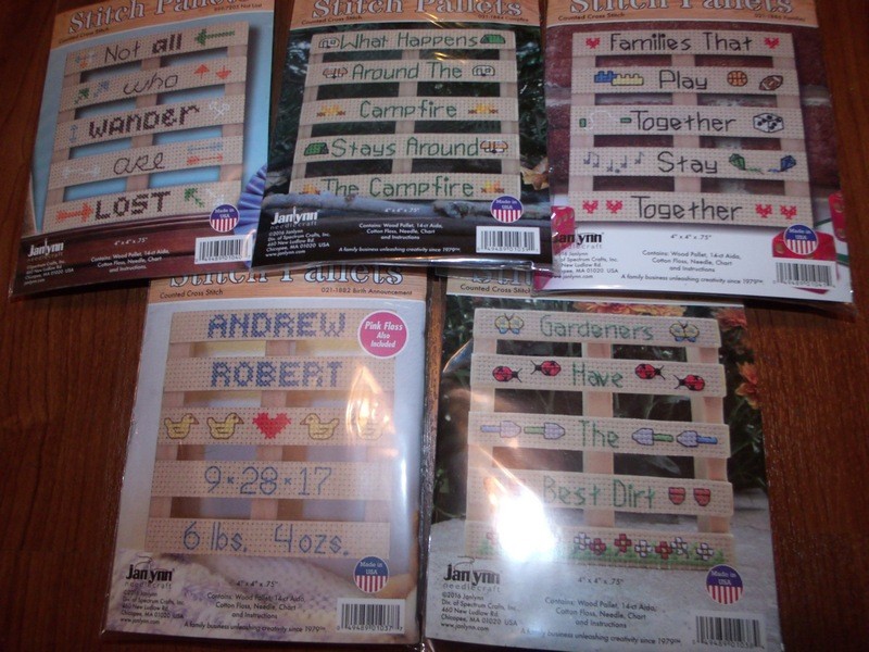 Janlynn Stitch Pallets NOT LOST Counted Cross Stitch Kit 4" x 4" | eBay