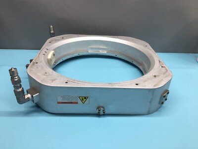 AMAT 0040-22274 CHAMBER ADAPTER + 2 AMAT 0020-28743 BLOCK, WATER IMP ...