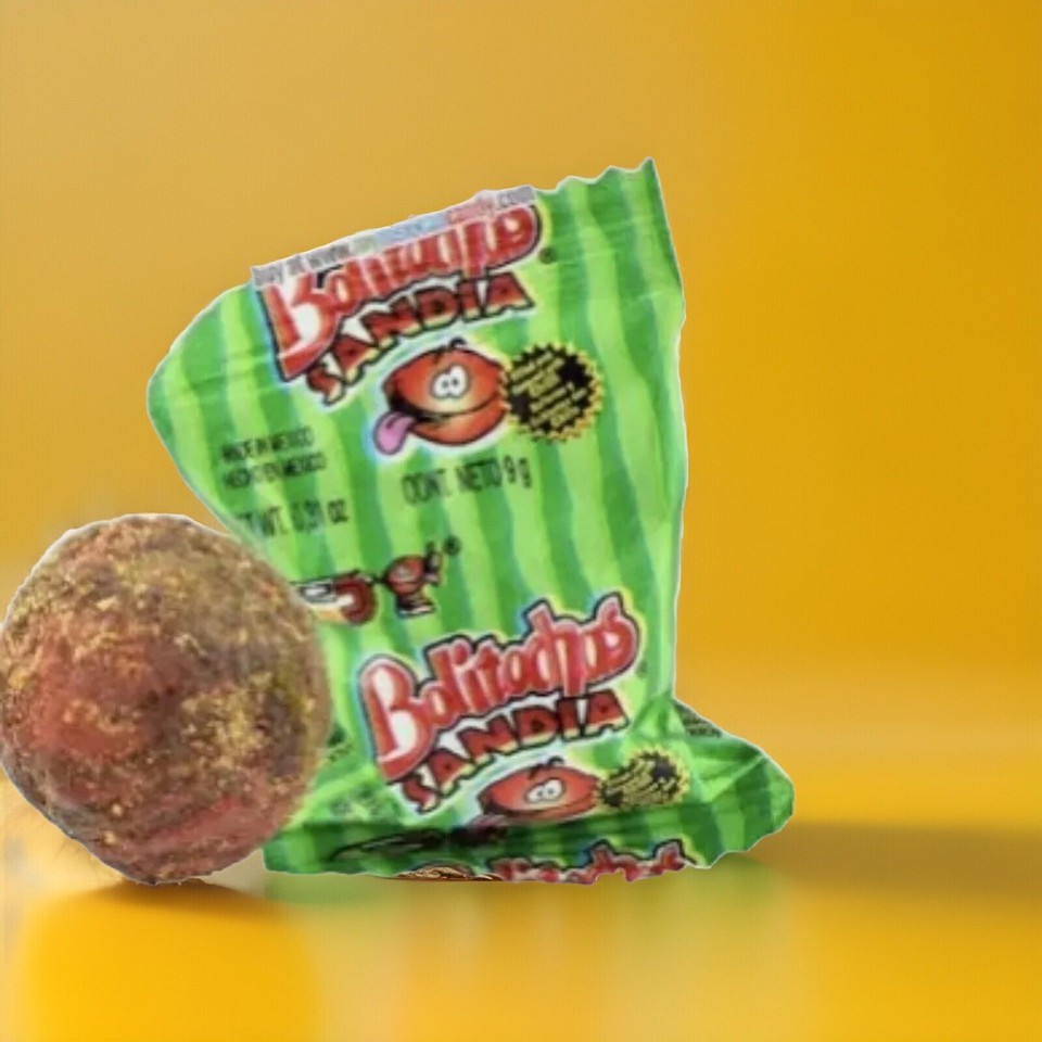 Mexican Candy Bolitochas 1Lb Sandía Con Chili-Bolitochas Watermelon ...