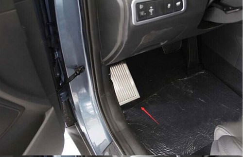 Car Stainless brake footrest pedal cover foot pad for LHD TUCSON 2016 ...