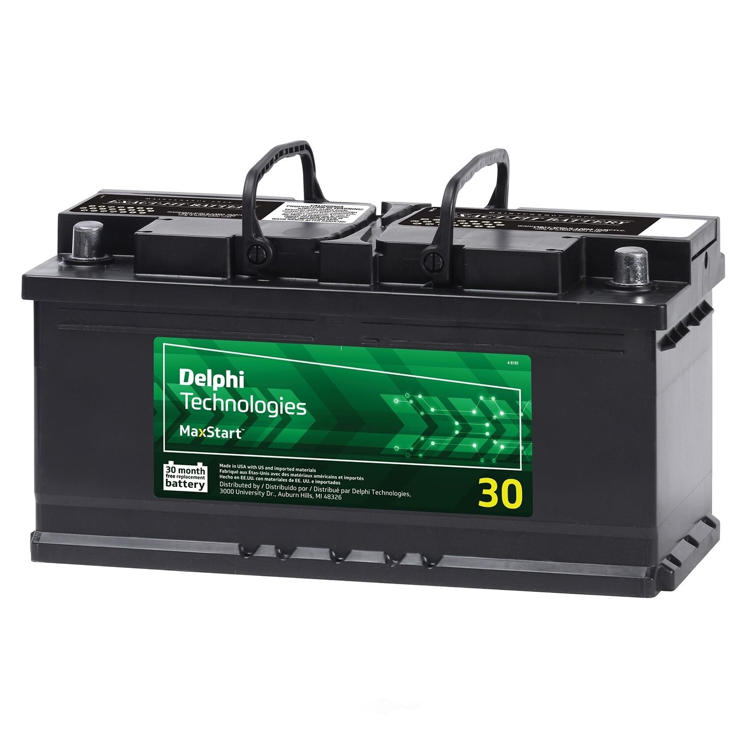 Vehicle Battery-MaxStart 30 Battery Delphi BU6093 for sale online | eBay