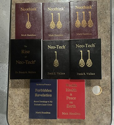 Lot of 8 NeoThink Society (5 Vol. Hamilton) Neo-Tech (3 Vol. Wallace ...
