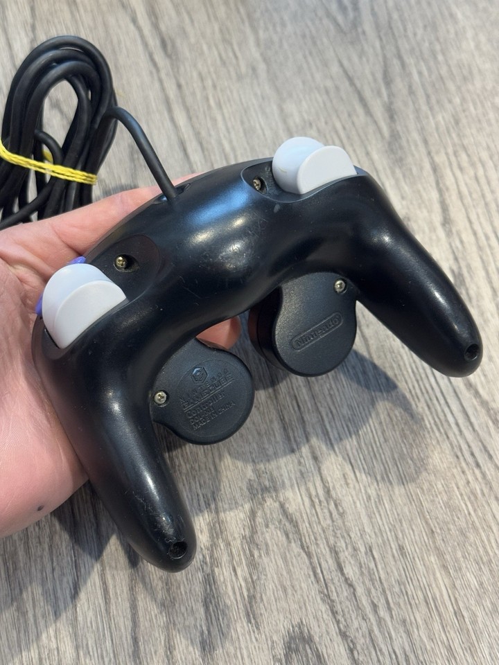 Nintendo Gamecube Controller Black DOL-003 Tested Retro Gaming Game OEM ...