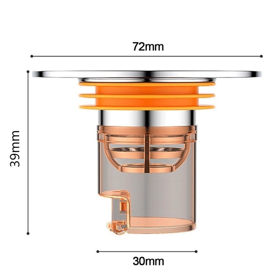 Efficient Seesaw gravity Structure Fast Draining Floor Drain Core PVC ...