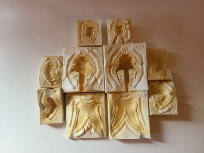 Vintage 1984 Kenner Super Powers Set Of 5 Prototype Silicone Molds For ...